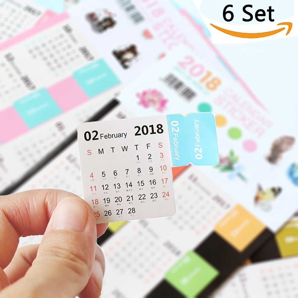 Bullet Journal Calendar Stickers