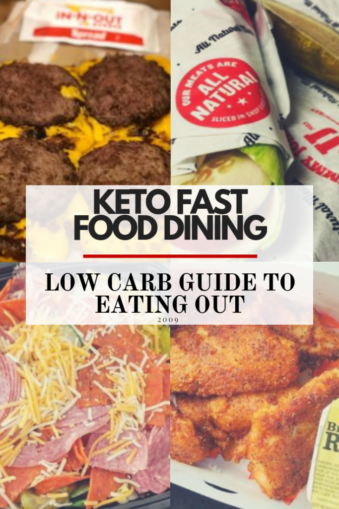 Keto Fast Food 4 Point Menu Guide