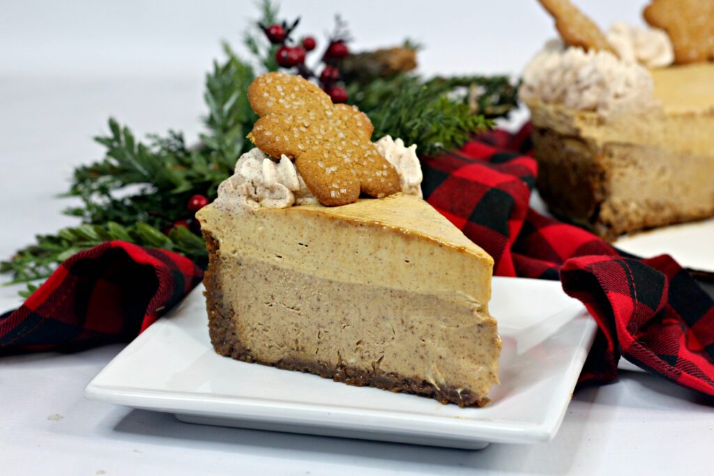 The Best Gingerbread Cheesecake Ever