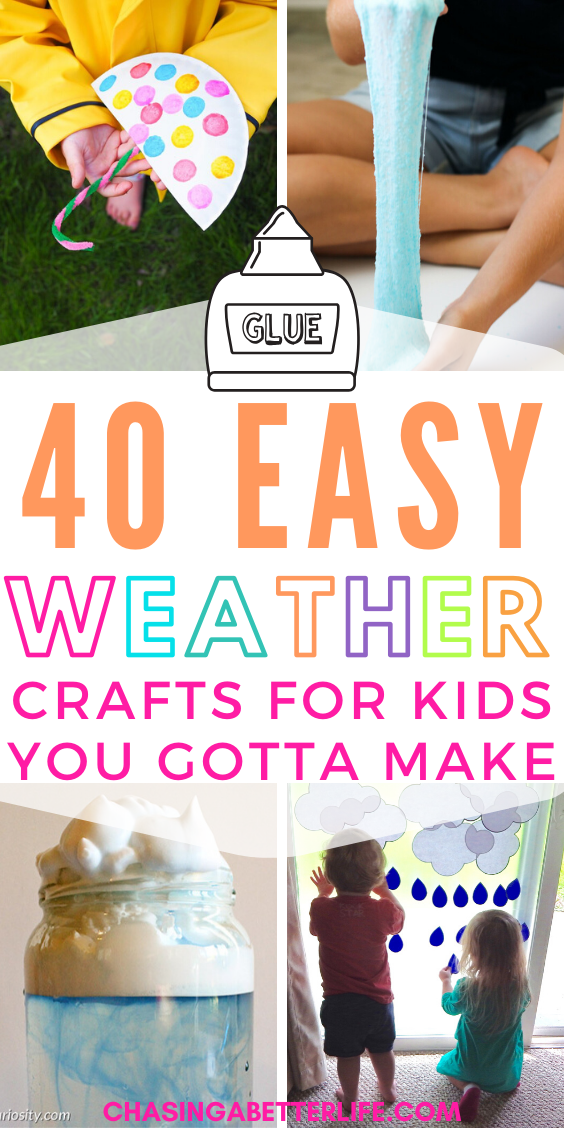 THE ULTIMATE COLLECTION OF 40+ BEST WEATHER CRAFTS FOR KIDS | Chasing A ...