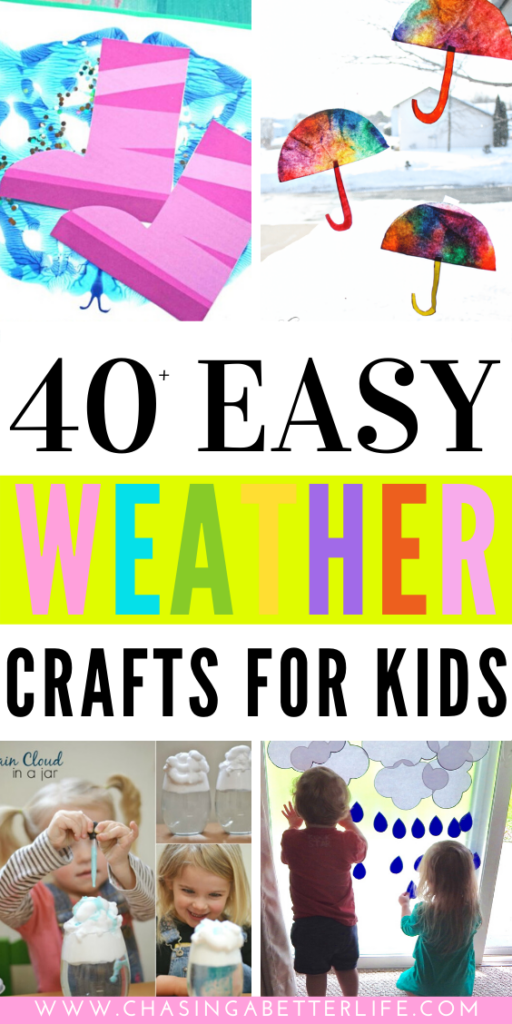 THE ULTIMATE COLLECTION OF 40+ BEST WEATHER CRAFTS FOR KIDS